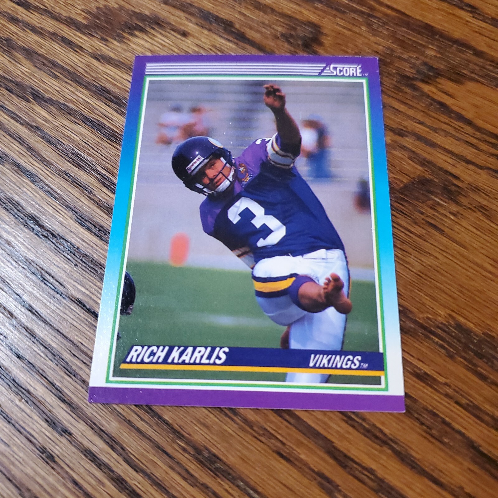 1990 Score Rich Karlis Minnesota Vikings #199 | eBay