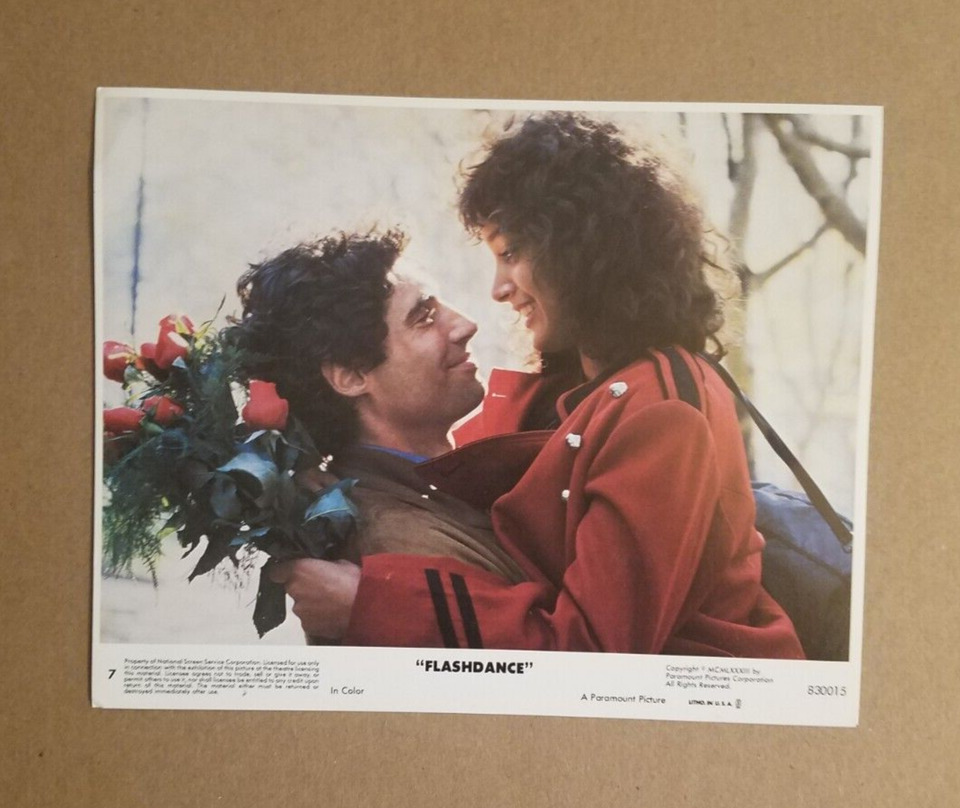 FLASHDANCE 1983 Genuine 27x41 1-sheet movie poster folded & bonus color ...