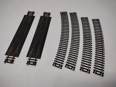 ATLAS HO Curve Snap Track, 2x Rerailer 44, 2x 22R, 2x 18R Total 6 ...