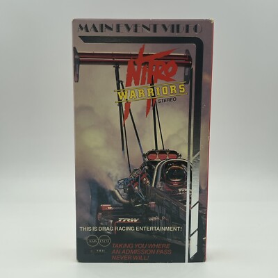 Nitro Warriors VHS, 2050 Main Event Video This Is Drag Racing Entertainment 82551020508 | eBay