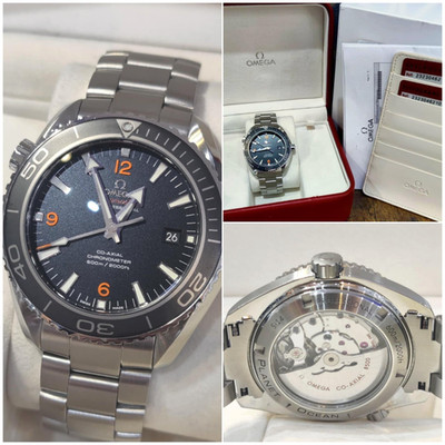 OMEGA Seamaster Planet Ocean 232.30.46.21.01.003 Box/Papers Serviced By ...