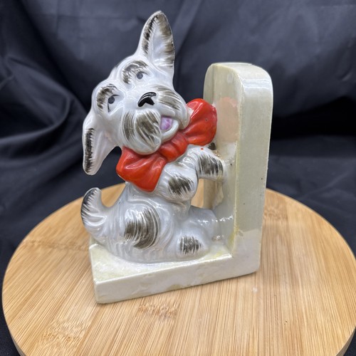 Vintage Lustreware Scottie Dog Single Bookend Left Side Only Made In ...