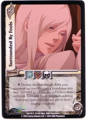 2X-Surrounded By Fools-KOF01-King of Fighters Promo Set / 6 Point ...