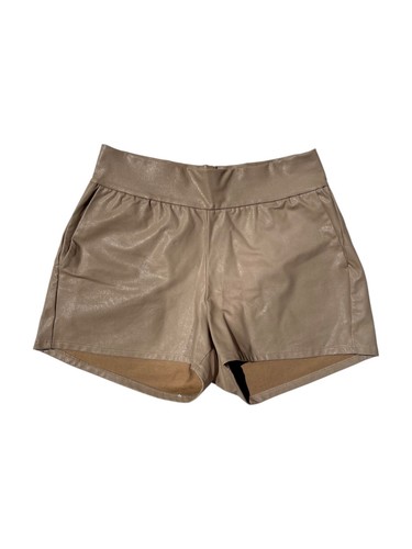 Commando Light Brown Faux Leather Shorts Women's Size Small | eBay