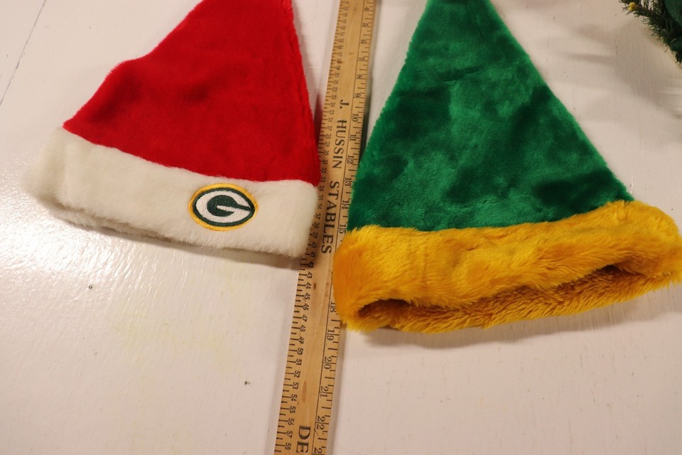 NFL Green Bay Packers Souvenir Lot Cuzzie Favre Football Remote Santa ...