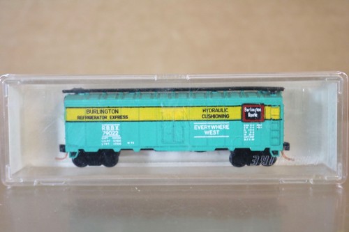 LIFE LIKE TRAINS S788C BURLINGTON ROUTE REEFER BOX CAR WAGON BOXED np ...