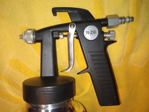 NEW * VINTAGE * QUALITY NAPA PAINT GUN #70-212 W/RESERVOIR CAN*ORIGINAL ...
