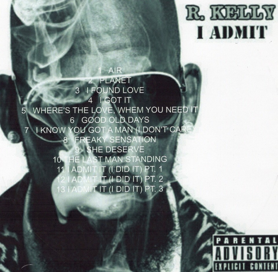 I Admit It [PA] [CD] Mixtape by R. Kelly (2022) | eBay