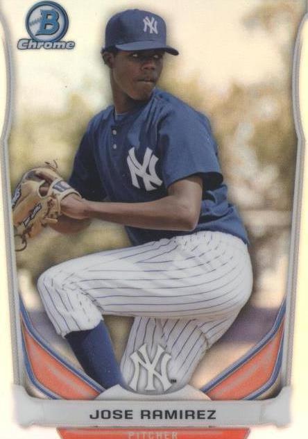 2014 Bowman Chrome - Prospects Jose Ramirez #BCP70 Refractor /500 (RC ...