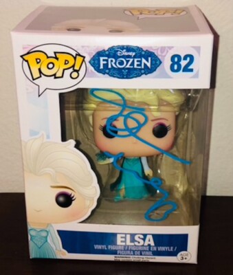 Idina Menzel Disney Frozen #82 Signed Vaulted Funko Pop PSA RARE B | eBay