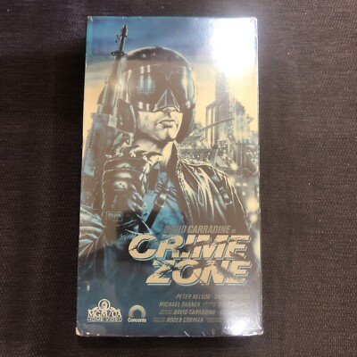 Crime Zone / VHS / David Carradine / Pictured Copy. | eBay