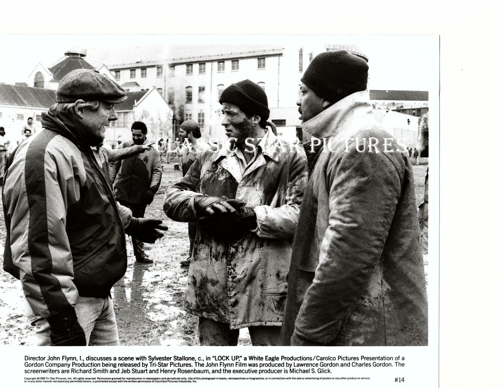 R670 Sylvester Stallone Frank McRae John Flynn Lock Up 1989 vintage ...