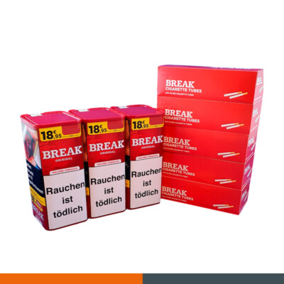 3 x 100g BREAK Original Volumentabak + 1000 BREAK Hülsen | eBay