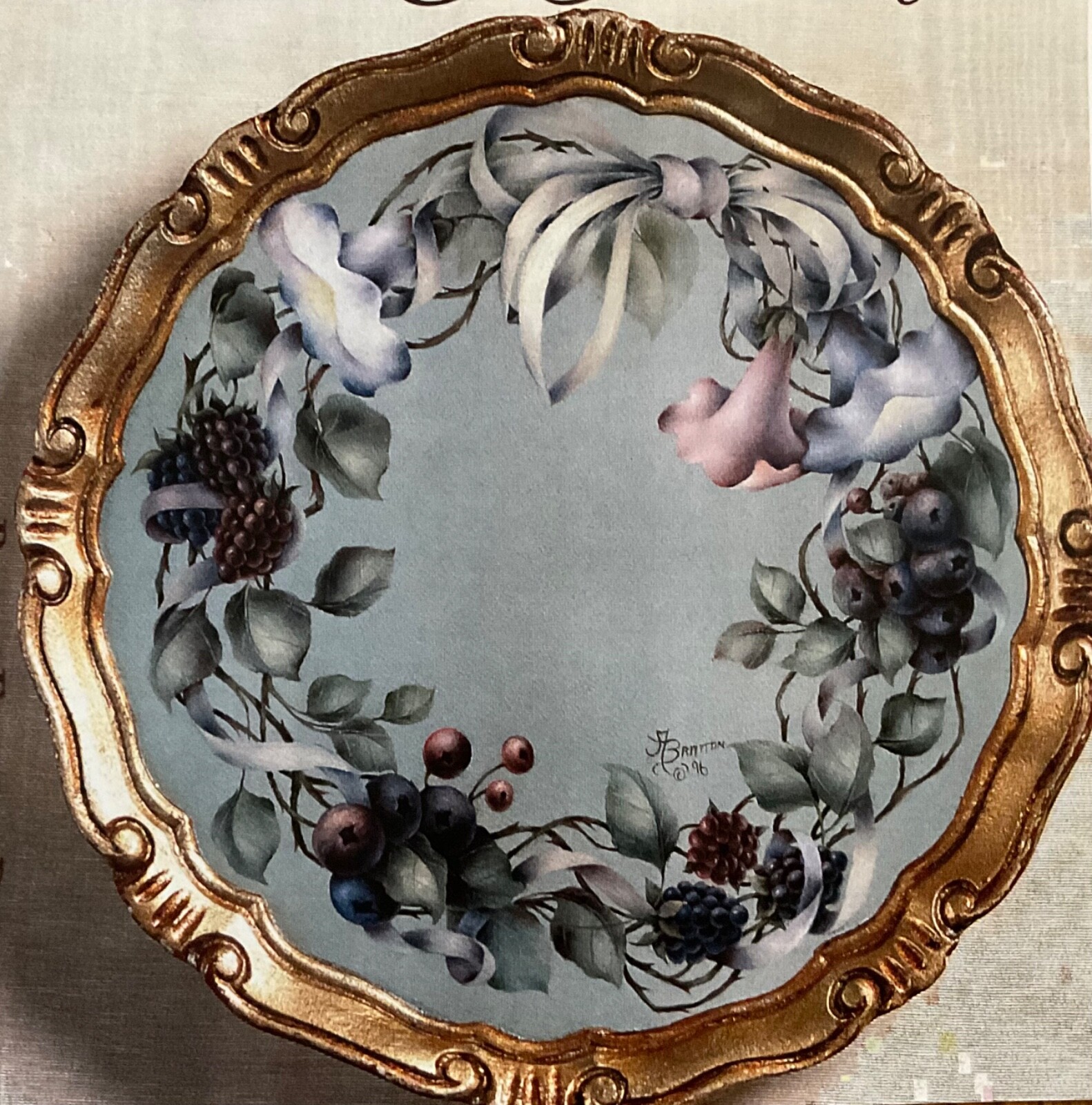 A WREATH OF SUMMER BEAUTY Decorative Painting Pattern Packet AILEEN ...