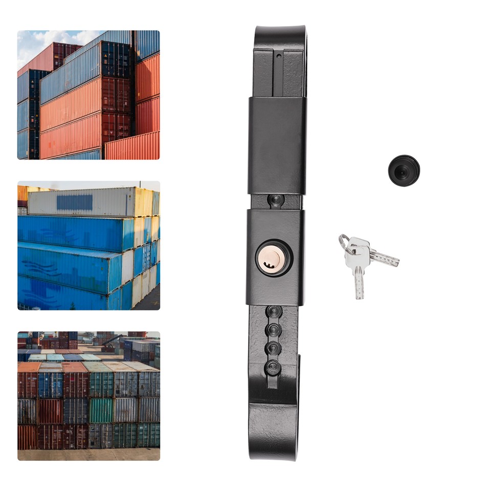 Heavy Duty Cargo Door Lock Thief Proof Security Shipping Container W/ 2 ...