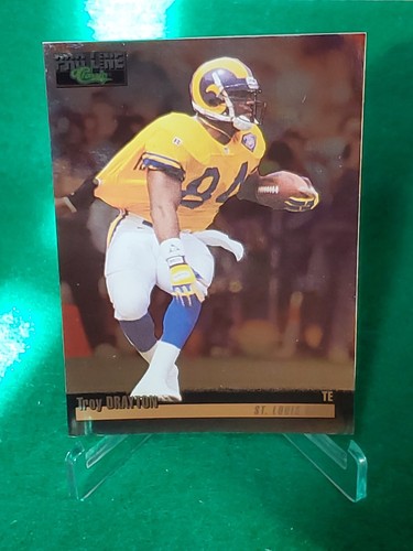 1995 Pro Line Silver St. Louis Rams Football Card #66 Troy Drayton | eBay