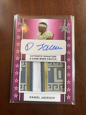2020 Leaf All American Daniel Jackson #12/20 Patch Auto Iowa State | eBay