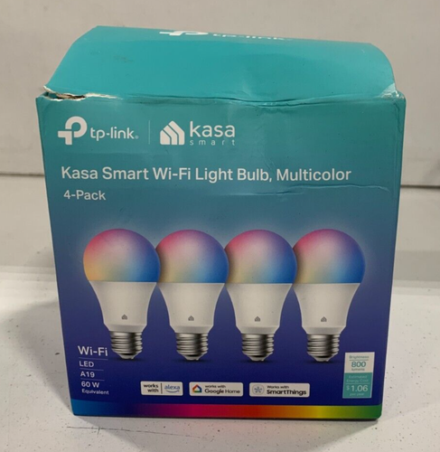 Kasa Smart Light Bulbs, Full Color Changing Dimmable Smart WiFi Bulbs ...