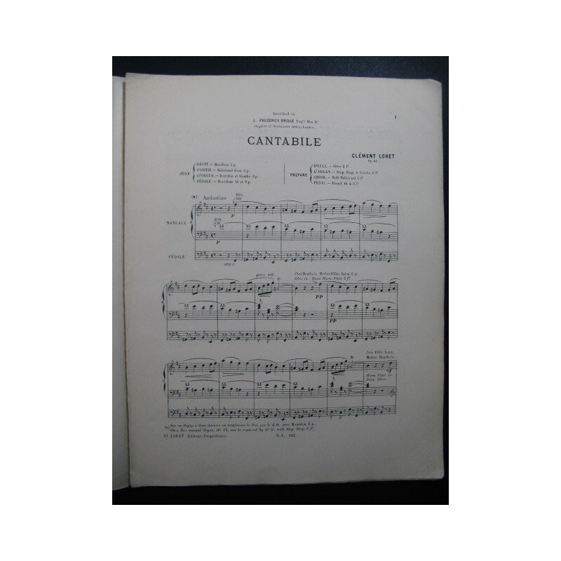 Loret Clement Cantabile Organ ca1900 | eBay