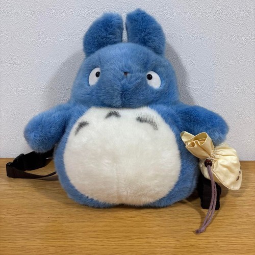 My Neighbor Totoro Plush Backpack Bag Blue Studio Ghibli Kids Adult | eBay