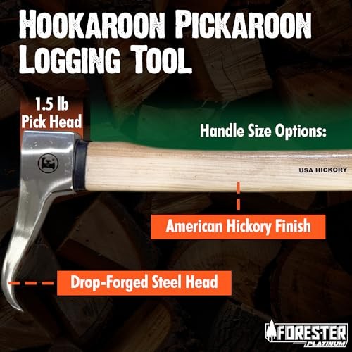 Platinum Pickaroon Logging Tool | USA Hickory Handle | Hookaroon ...