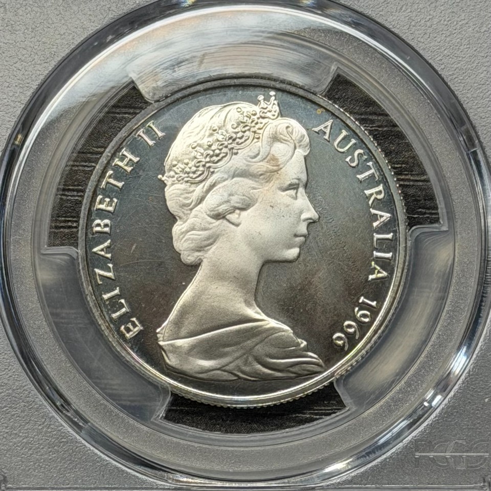 Australia 1966 Proof Silver Round 50 Cent 50c PCGS PR67 DCAM First ...