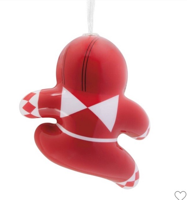 HALLMARK POWER RANGERS RED RANGER ORNAMENT SHATTER RESISTANT NWT | eBay