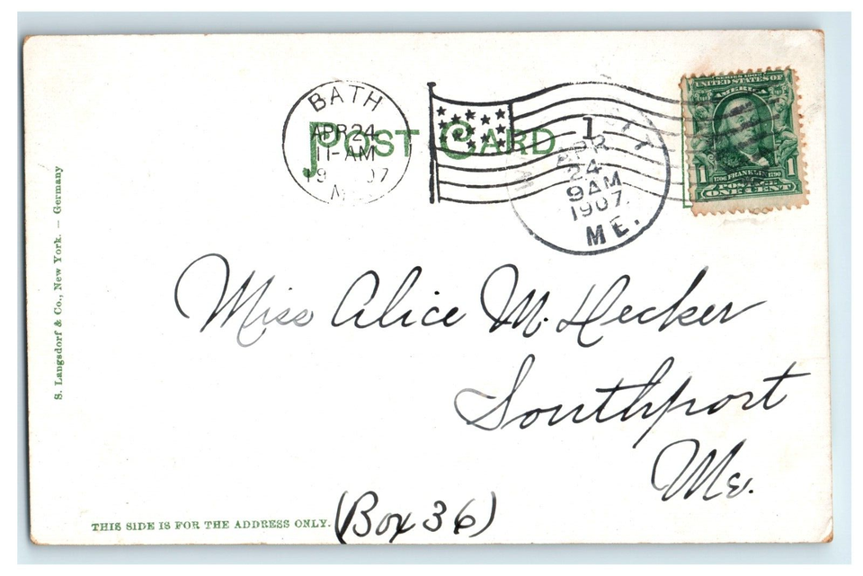 1907 Gore Hall Harvard University early Posted View Cambridge MA | eBay