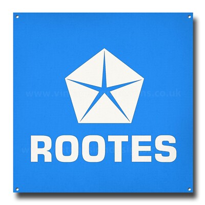 ROOTES GROUP METAL SIGN 12" X 12" - HUMBER.HILLMAN.SINGER.SUNBEAM CAR ...