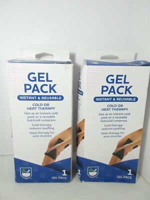 GEL PACK Instant & Reusable, Heat or Cold Therapy, 2 PACK - *Read More ...