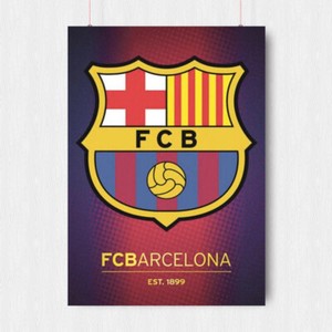 FC BARCELONA FOOTBALL POSTER SPAIN BARCA PRINT ART A4 A3 SIZE | eBay