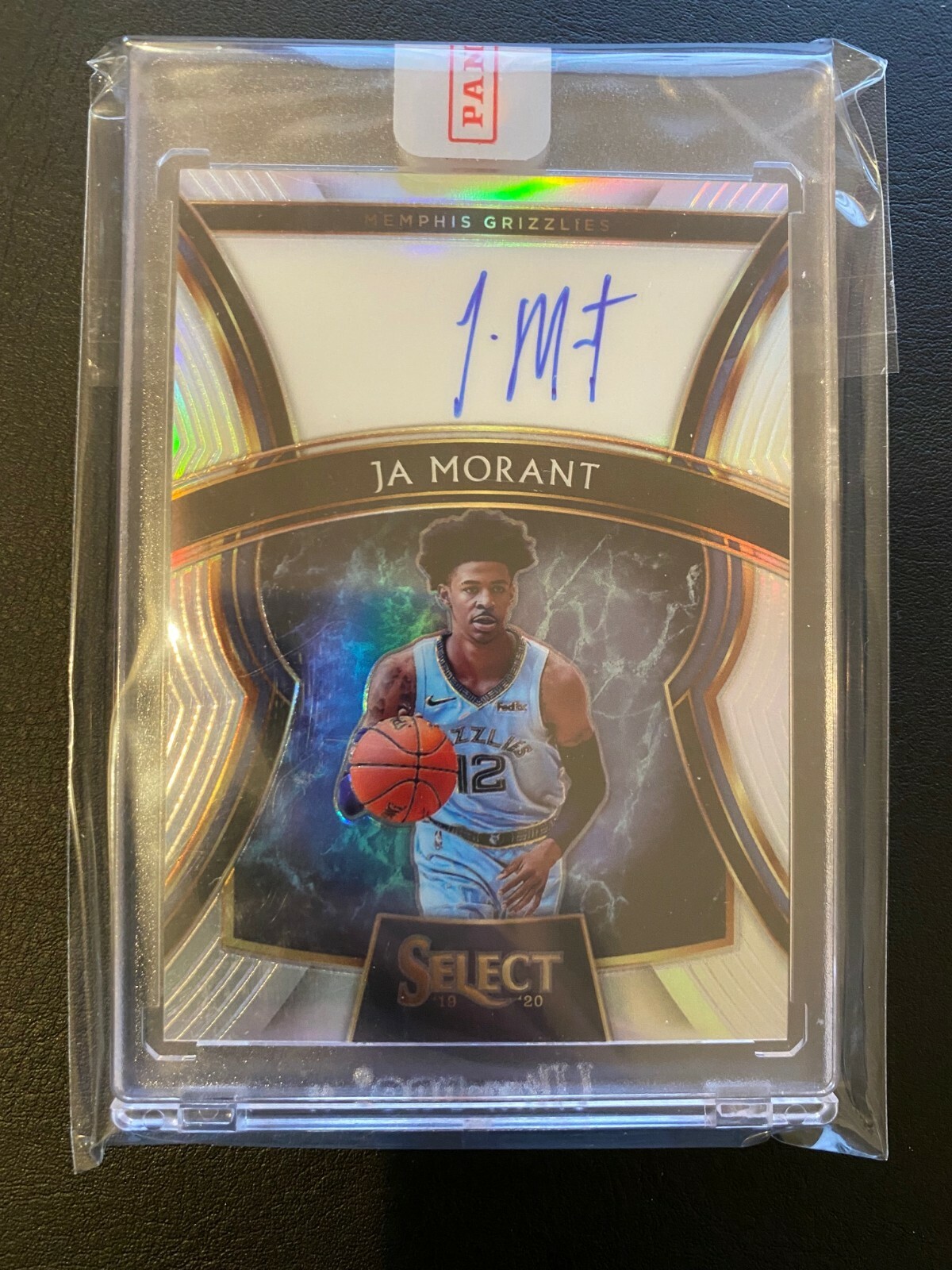 2019-20 Panini Sealed Case Select Silver Prizm Ja Morant Rookie Auto ...