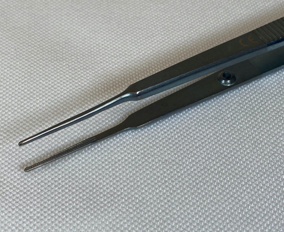 Wexler FL0820.2 Titanium Gerald DeBakey Forceps Straight 1mm Tips 7.25 ...