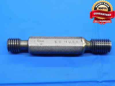 5/8 11 USS THREAD PLUG GAGE .625 NO GO ONLY PD = .56981 GO AND NO GO ...