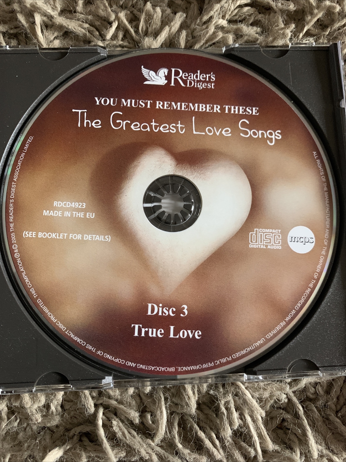 READERS DIGEST YOU MUST REMEMBER THESE GREATEST LOVE SONGS 3CD’s ...