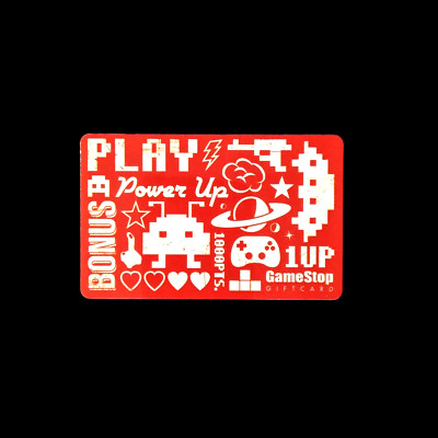 Gamestop Space Invaders Bonus 1up COLLECTIBLE GIFT CARD $0 #6364 | eBay
