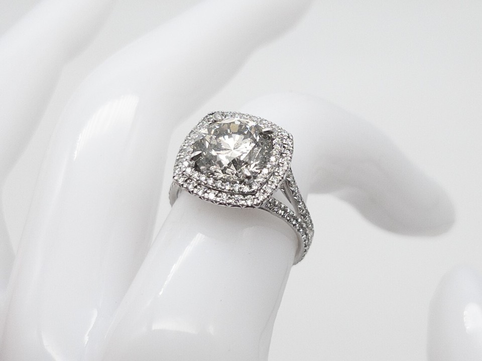 $65,000 EGL 5.60ct SI L CERTIFIED ROUND Natural Diamond 18k White Gold ...