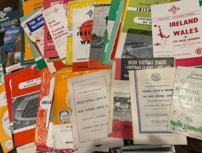 50 ++ DIFF IRISH LEAGUE INTER LEAGUE PROGRAMMES 1948 - 1990 - YOU ...