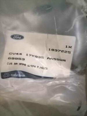 PARAURTI POSTERIORE CON FORI SENSORE NERO FORD KUGA 13> ORIGINALE ...