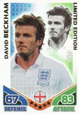MATCH ATTAX ENGLAND 2010 DAVID BECKHAM LIMITED CARD BY TOPPS | eBay UK