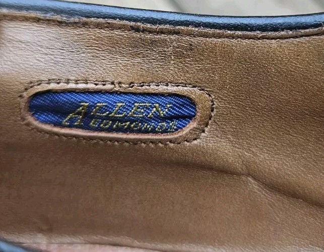 Vintage Allen Edmonds Nassau Exotic Sharkskin Wingtip Dress Shoes Size ...