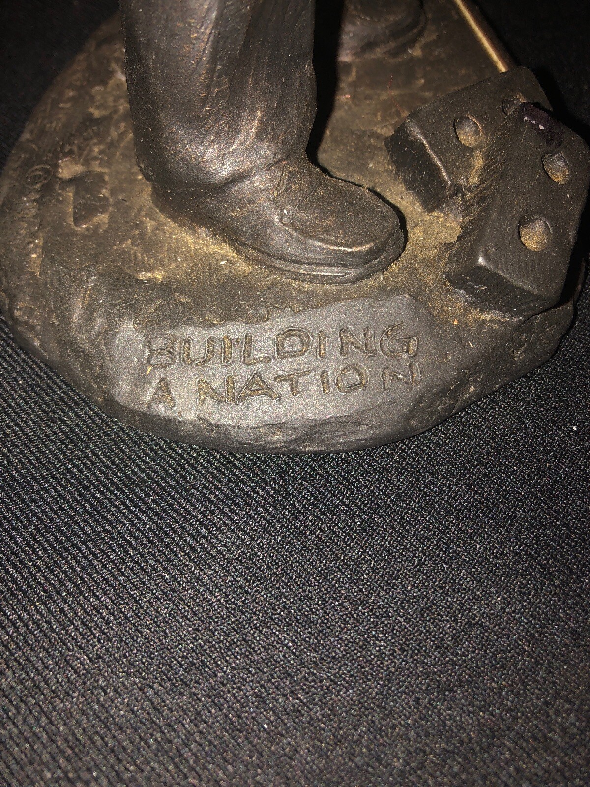 Terrance Patterson Building A Nation Sculpture Statue 1989 Bronze ...
