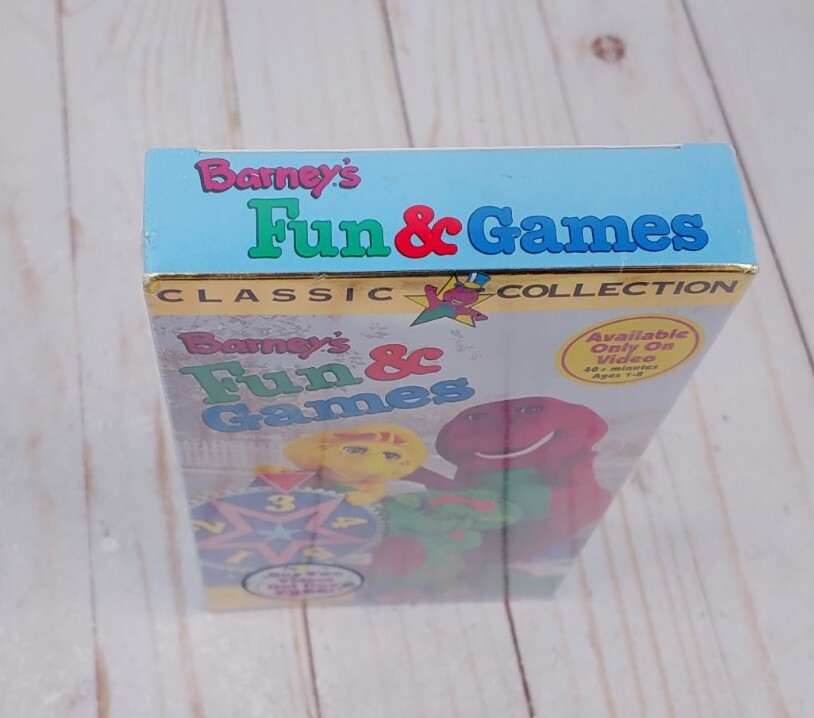 Barney's Fun & Games VHS Classic Collection 1996 New Sealed 45986020116 ...