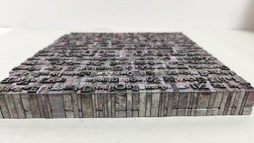 Huge Vtg Mix Lot Of 675+ Printing Press Typeset Letterpress Blocks ...