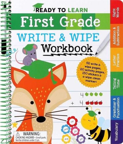 Ready to Learn: First Grade Write and Wipe Workbook (Encuadernación de ...