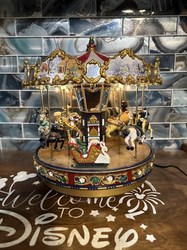 Mr Christmas Gold Label Collection The Carousel - Music and Lights Work ...