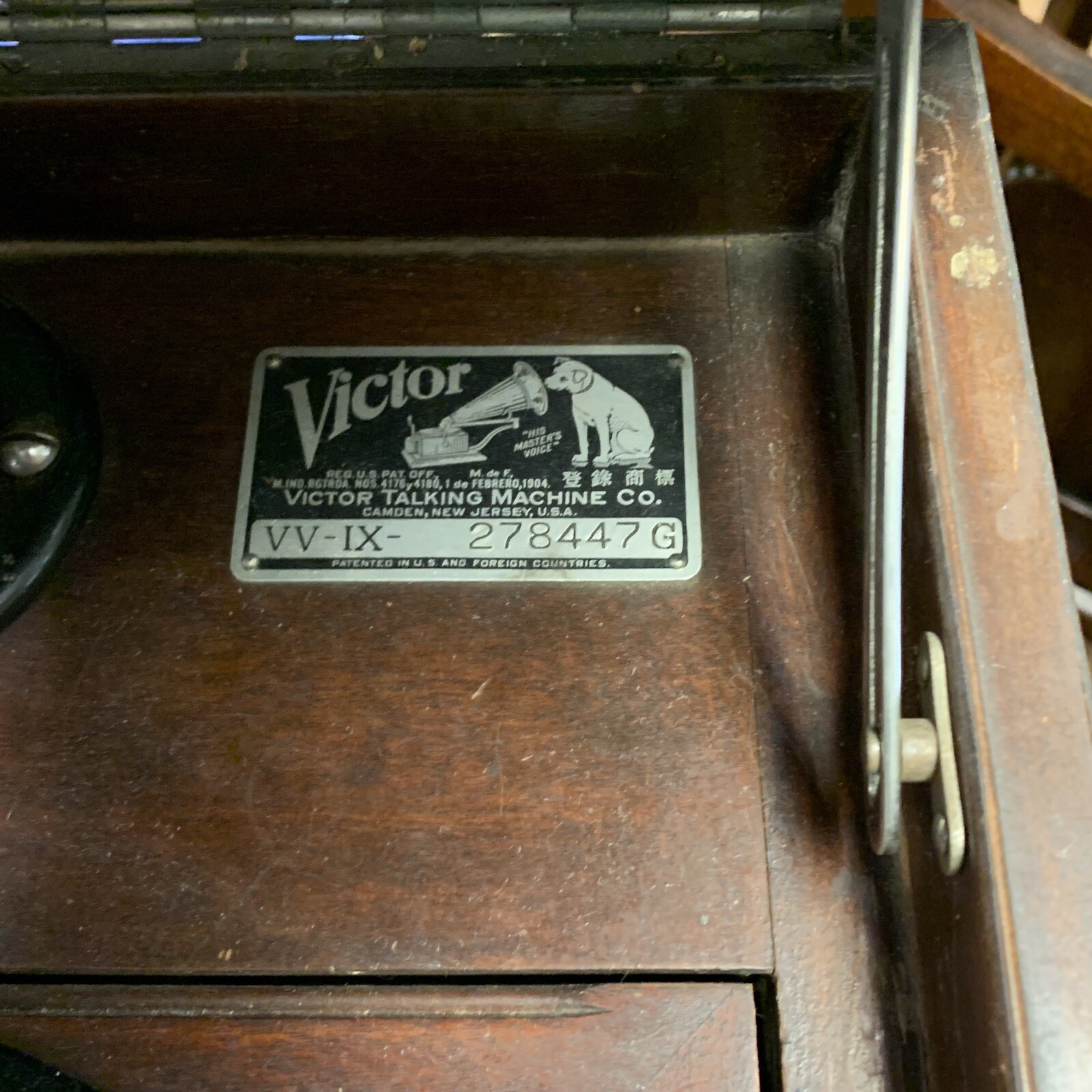 ATQ 1910 Victrola Victor Talking Machine VV-IX Tabletop Phonograph ...