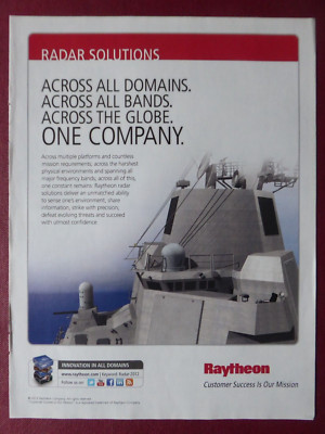 4/2012 PUB RAYTHEON RADAR US NAVY ORIGINAL AD | eBay
