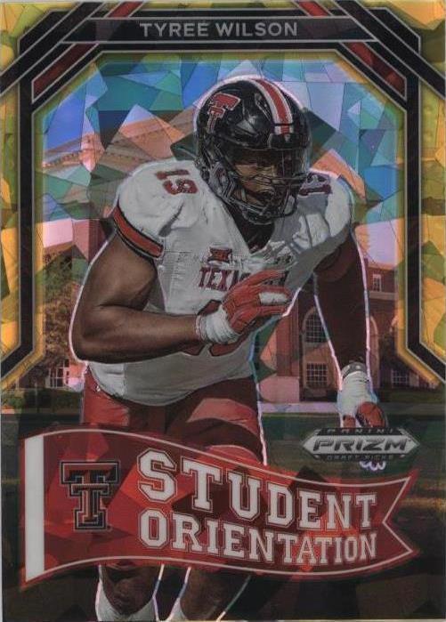 2023 Panini Prizm Draft Picks - Student Orientation Tyree Wilson #SO-21 Gold Ice Prizm (RC) for ...