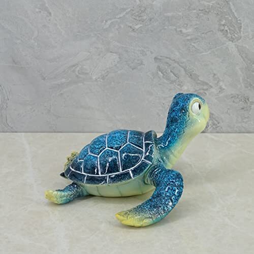 Decorative Resin Sea Turtle Statue. Lovely Baby Seaturtle Figurine ...
